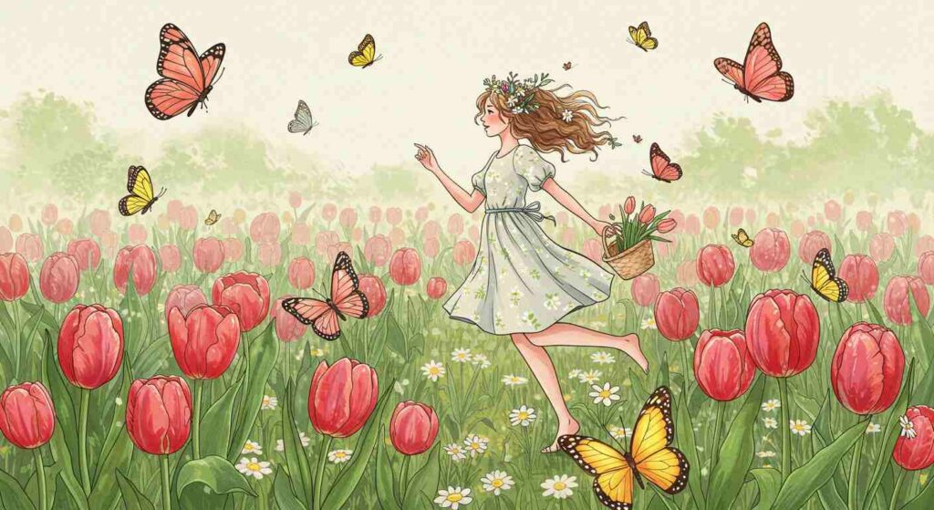 Spring Drawings ~ TasmiArt